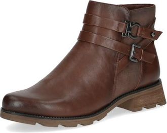 Caprice Bottines Plates pour Femme 9-25431-43, Cognac Comb, 42 EU