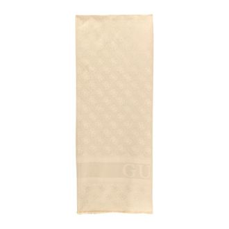 Guess Logo Jacquard Schal - - Accessories - Damen - Beige - ONE SIZE
