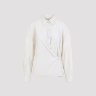 Christophe Lemaire Straight Collar Twisted Shirt