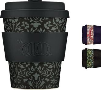 Ecoffee Cup Walthamstow William Morris Wiederverwendbarer, umweltfreundlicher Kaffeebecher auf pflanzlicher Basis, melaminfrei und biologisch abbaubar, spülmaschi