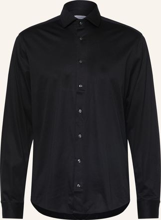 Seidensticker Seidensticker Jerseyhemd Regular Fit schwarz