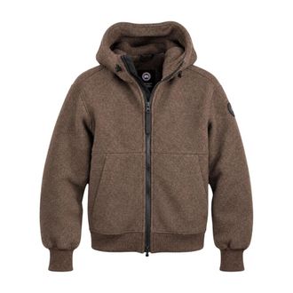 Canada Goose Chilliwack Fleece Bomber - - Sweatshirts & Hoodies - Herren - Braun - L