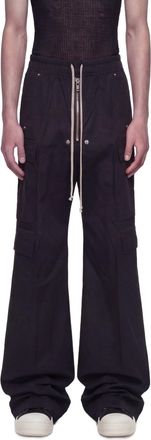 Rick Owens Temple Cargobelas in Silk Taffeta