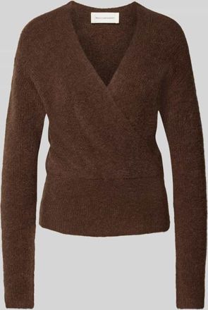 Moss Copenhagen Strickpullover in Wickel-Optik Modell Bondie Hope