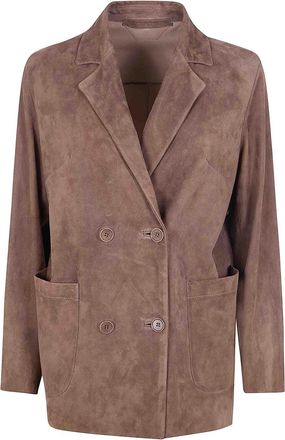Salvatore Santoro Lederjacke - Braun
