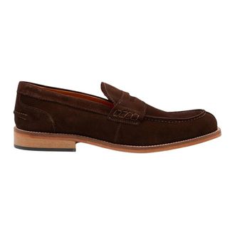 Exton Homme, Chaussures, Brun, Taille: 40 EU College Suede Loafer