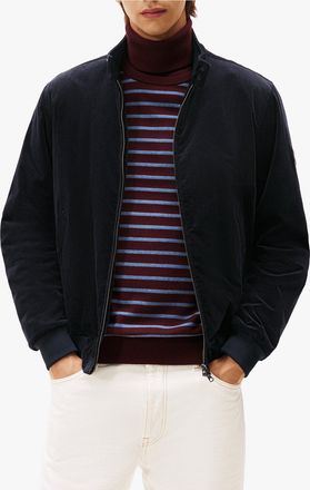Tommy Hilfiger Blouson aspect velours c&ocirc;tel&eacute; en coton m&eacute;lang&eacute;