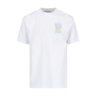 Casablanca Homme, Tops, Blanc, Taille: XL T-shirts et Polos Blancs