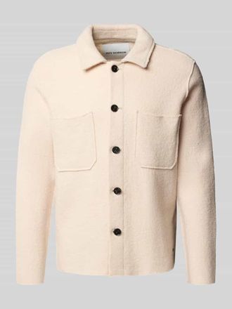Roy Robson Slim Fit Hemdjacke mit Kentkragen und Brusttaschen