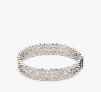 Kate Spade New York Kate Spade Spade Flower Spitzen-D&uuml;nnarmreif f&uuml;r Frauen in Silber