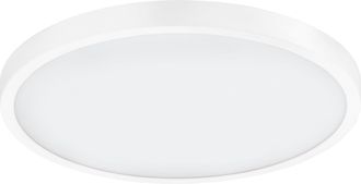 Eglo LED Deckenleuchte Fueva 1, 1 flammige Deckenlampe, Material: Aluminium, Kunststoff, Farbe: Weiß, Ø: 40 cm, neutralweiß