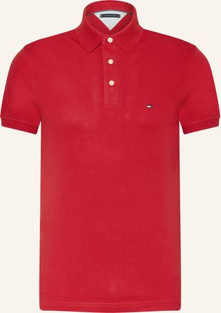 Tommy Hilfiger Piqu&eacute;-Poloshirt Slim Fit rot