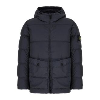 Stone Island Homme, Vestes, Bleu, Taille: XL Piumino