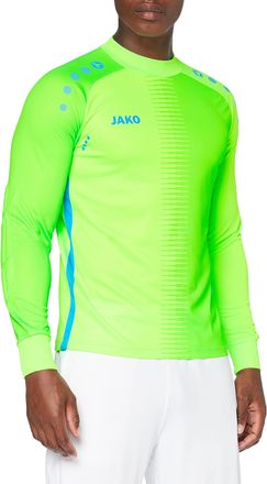 Jako Herren Tw-shirt 2.0 TW Trikot Competition 2 0, Neongrün/Jako Blau, 116 EU