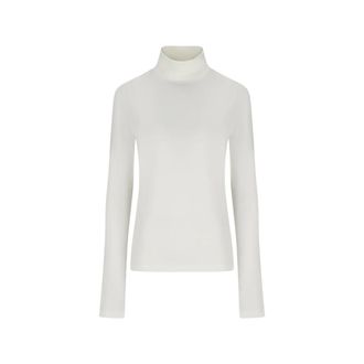 Celine High Neck Top - - Knitwear - Damen - Wei&szlig; - XS