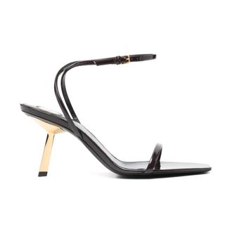 Saint Laurent Lee Sandal - - Shoes - Damen - Schwarzk - 39 EU