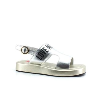 Love Moschino Flache Sandalen - - Shoes - Damen - Grau - 37 EU
