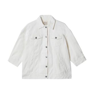 Douuod Denim Jacket - - Jackets - Damen - Wei&szlig; - XS