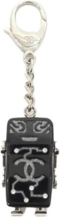 Chanel Porte-cl&eacute;s Pre-owned - Femme - Pre-owned - Noir - Taille: ONE Size