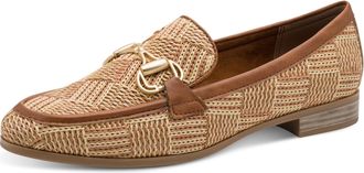 Marco Tozzi Marco Tozzi Damen Slipper weiches Feel Me Fu&szlig;bett weiches Innenfutter Modisch, braun (Cognac Comb), 36 EU
