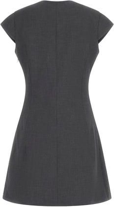 Guess Midi -Tone Kleid v - grau