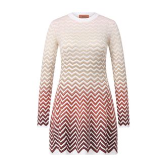 Missoni Midikleid mit Chevron-Muster