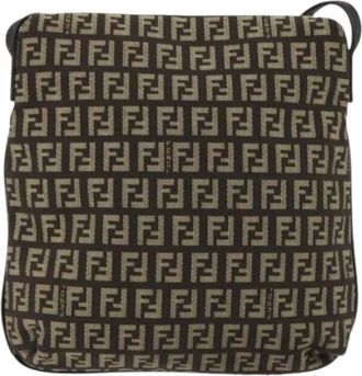 Fendi Sac bandouli&egrave;re vintage en cuir pr&eacute;-poss&eacute;d&eacute; - Femme - Pre-owned - Brun - Taille: ONE Size