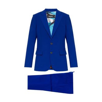 Dsquared2 Blauer Anzug mit Taschen - - Jackets - Damen - Blau - XS