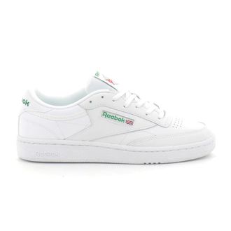 Reebok Femme, Chaussures, Blanc, Taille: 37 EU Basket à lacet pour junior Club C Revenge blanc/vert 100047776