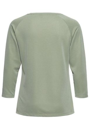 Queen Kerosin Langarmshirt California (1-tlg) mit hohem Modal-Anteil