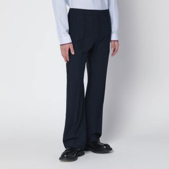 Gucci Mitternachtsblaue Hose aus technischem Panama