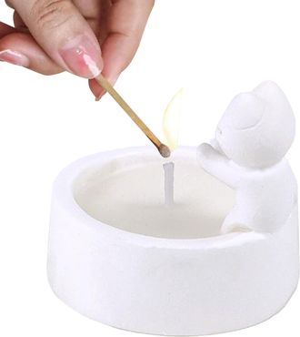 Generic Duftkerzen | Niedliche Kerzenständer Mit Katzen Motiv - Cartoon Kätzchen Duftkerze Aromatherapie Sojawachs Für Geburtstag Einweihungsparty Bad Valenti