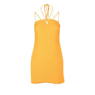 Patrizia Pepe Damenkleid 100% Polyester - - Dresses - Damen - Orange - XS
