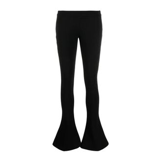 Balmain Schwarze Schlaghose - - Trousers - Damen - Schwarzk - S