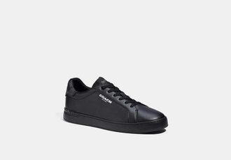 Coach Low-Top-Sneaker Mit Signature-Canvas Und Clipverschluss f&uuml;r M&auml;nner in Schwarz, Gr&ouml;&szlig;e 11.5