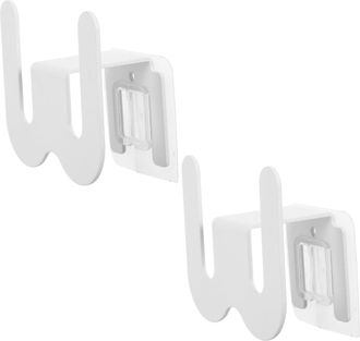 Cabilock 2 Stück Pantoffelhalter Im Badezimmer Hausschuhe Hanger Haken Für Badezimmer Badeschuh-Organizer Wand - Montierter Slipperregal Schuhregal Aus Metall 