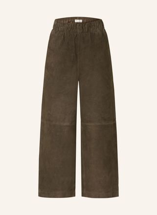 Marc O'Polo Marc Opolo 7/8-Hose Aus Leder gruen