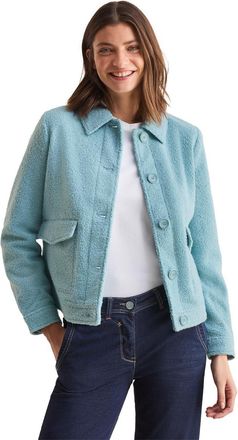 Cecil Damen B202028 Jacke in Woll-Optik, Strong Mint, XXL