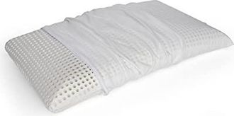 Dmora Talamo Italia Kissen für das Bett, 100% Made in Italy, Abnehmbares Seifenkissen aus perforiertem Memory-Schaum, hypoallergen und atmungsaktiv, 70x40xh