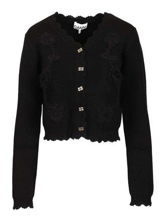 Ganni Cardigan - Noir