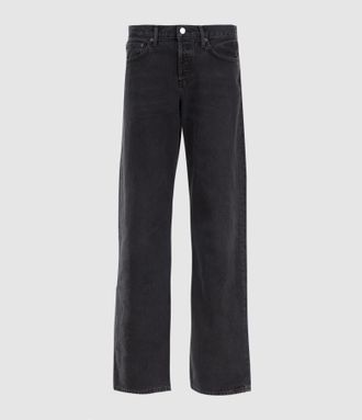 A Gold E Jean Low Rise Loose Vintage Black