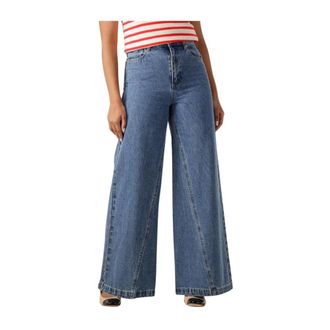 Abrand Super Wide Chantell Straight Leg Jeans - - Jeans - Damen - Blau - W26