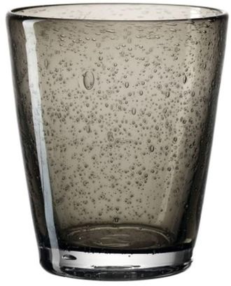 Leonardo Leonardo 034760 Becher / Glas / Wasserglas / Saftglas - Burano - basalto / grau - 230 ml - 1 St&uuml;ck