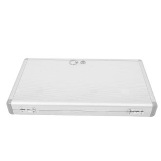 TOPBATHY Abschlie&szlig;barer Schl&uuml;sselschrank aus Aluminiumlegierung mit 48 F&auml;chern Wandmontierter Schl&uuml;ssel Organizer f&uuml;r B&uuml;ro und Zuhause Sicherer Schl&uuml;sseltresor