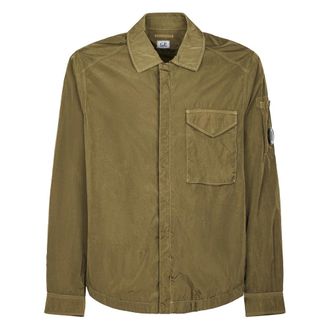 C.P. Company Overshirt in Chrome-R - - Jackets - Herren - Gr&uuml;n - L