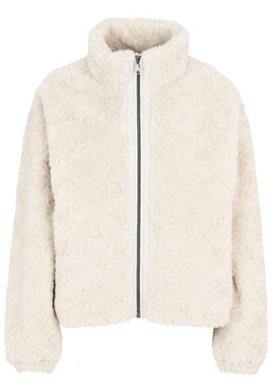 Covered Damen Kunstfell Jacke Chloe, Gr&ouml;&szlig;e:XXL, Farbe:Beige