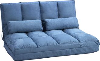 HOMCOM Bodenstuhl Bodensessel mit Liegefunktion Verstellbarer R&uuml;ckenlehne Sitzkissen Relaxsessel zum Fernsehen, Lesen Meditationsstuhl Lazy Sofa Lesesessel f