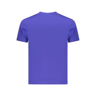 Napapijri Cotton Crew Neck T-Shirt - Blue