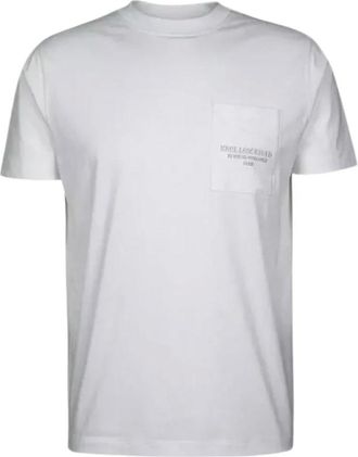 Karl Lagerfeld Homme, Tops, Blanc, Taille: XL T-shirt &agrave; col rond