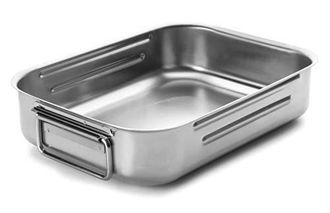 Lacor 62530A Bratpfanne mit A Griffen E 18/10 30 x 22 cm